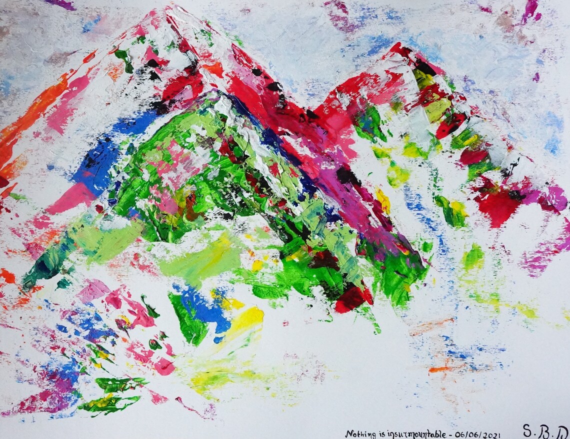 Original Nothing is Insurmountable - Etsy