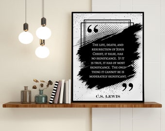 Cs Lewis Poster - Etsy