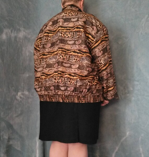 Plus Size Silk / Bust 53 / Waist 38-46 / Vintage 90s … - Gem