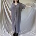 Plus Size / Bust 58 / Waist 58 / Hip 62 / Vintage Striped Shirt Dress ...