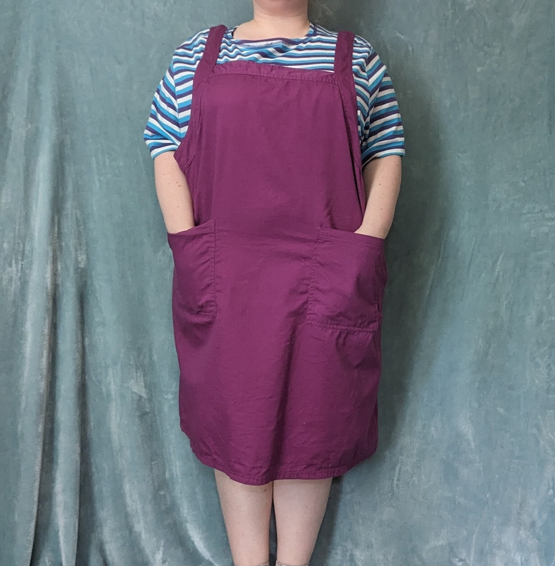 Plus Size / Bust 56 / Waist 60 / Hip 62 / Vintage 80s 90s Purple 100% ...