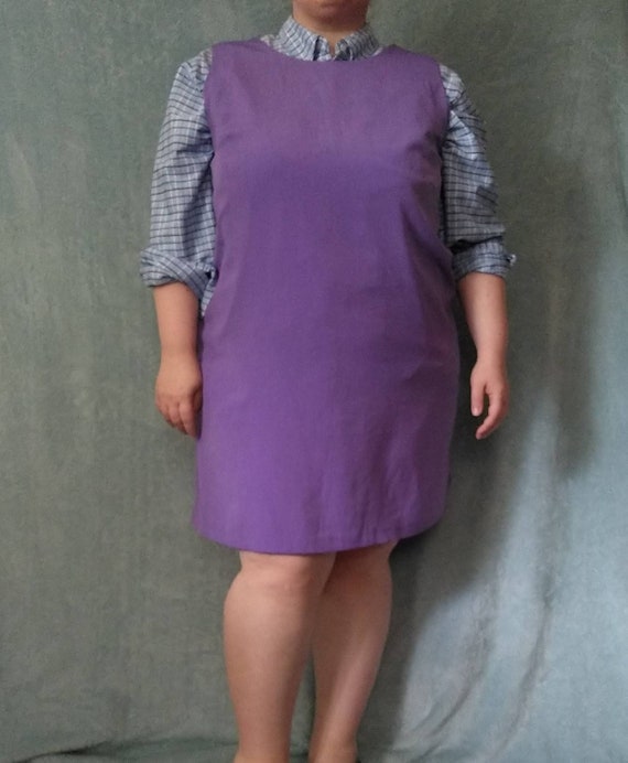 Plus Size / Bust 51 / Waist 54 / Hip 58 // Vintage Pu… - Gem