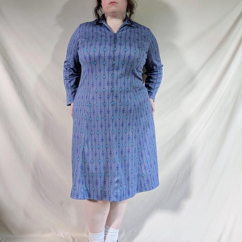 Plus Size Mod Dress - Etsy