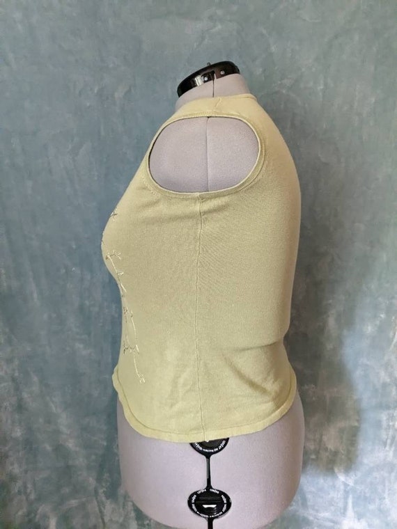 Plus Size / Bust 40 / Vintage 90s y2K Embroidered Kiw… - Gem