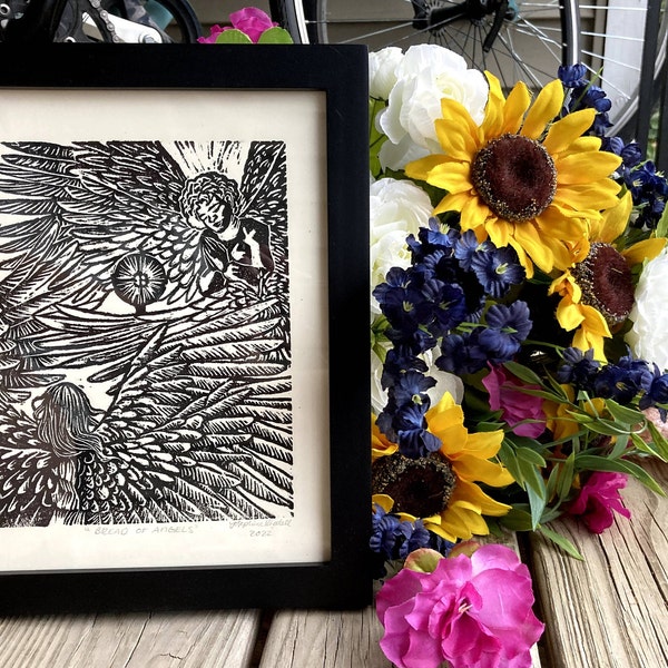 Woodcut Print - Etsy