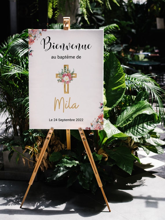 Poster Welcome Baptism Poster to Download or Paper Panel | Etsy