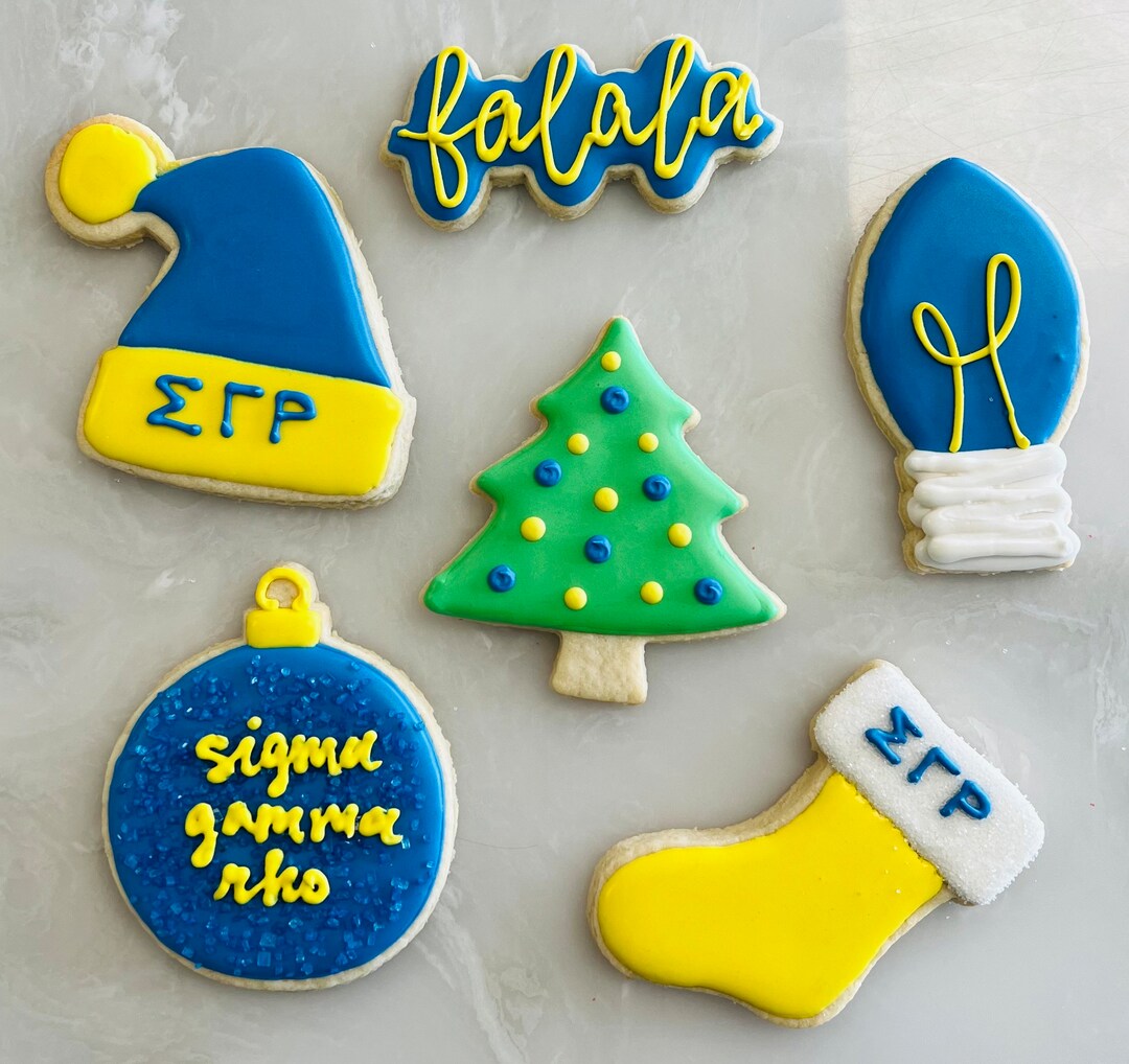 Sigma Gamma Rho Christmas Cookies - Etsy
