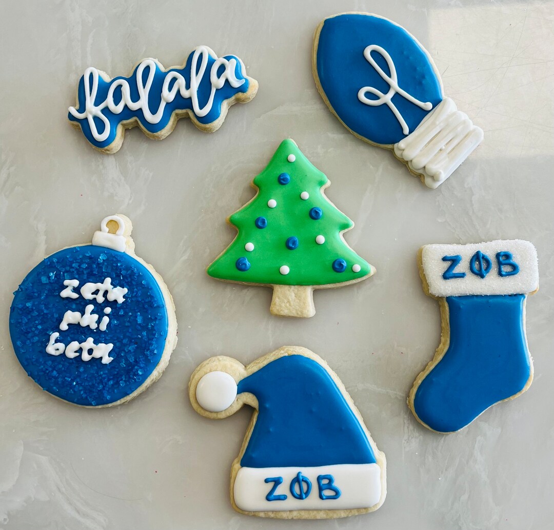 Zeta Phi Beta Christmas Cookies - Etsy