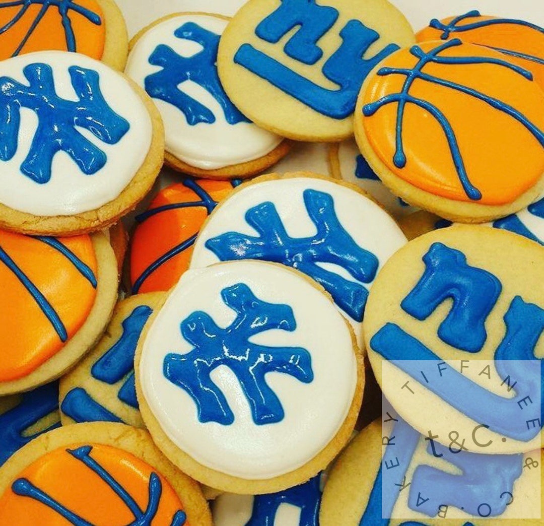 New York Sports Team Cookies - Etsy