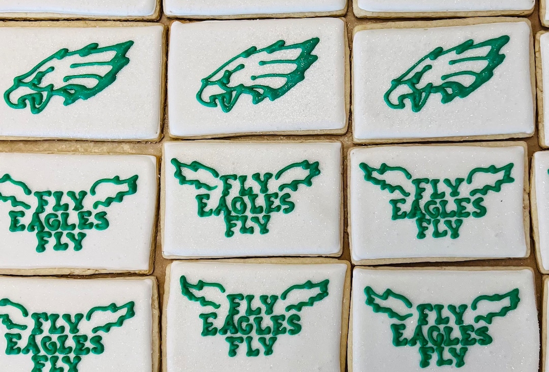 Philadelphia Eagles Decorated Sugar Cookies - Etsy