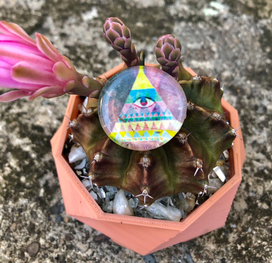 Third Eye Evil Eye Pyramid Rainbow Edgy Witch Witchy - Etsy