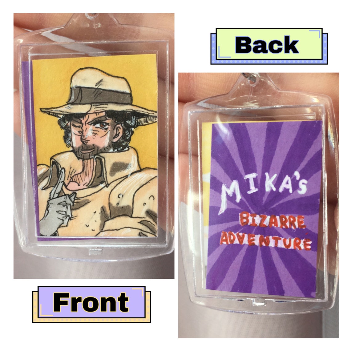 Custom Keychain From Jojo/anime/cartoon/tv Show Characters - Etsy