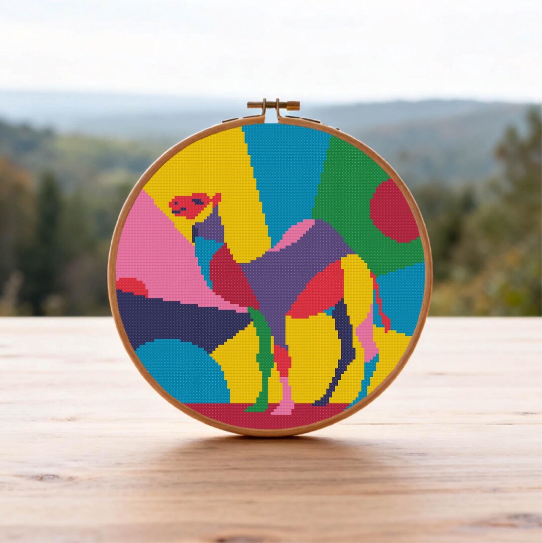 Camel Cross Stitch Pattern Abstract Camel Cross Stitch Pattern Modern ...