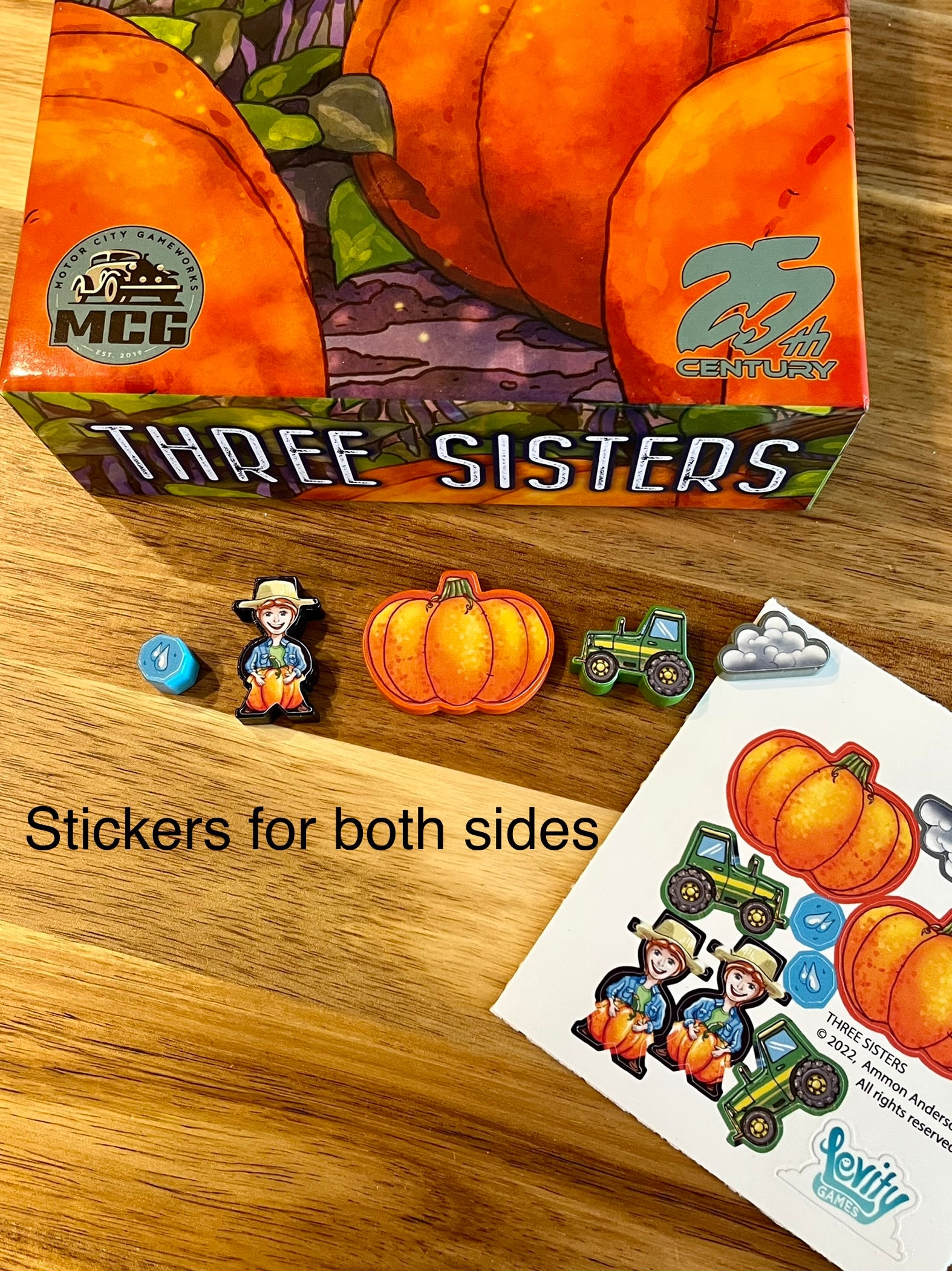 THREE SISTERS - Matte Vinyl Meeple Stickers/decals Upgrade Kit ...