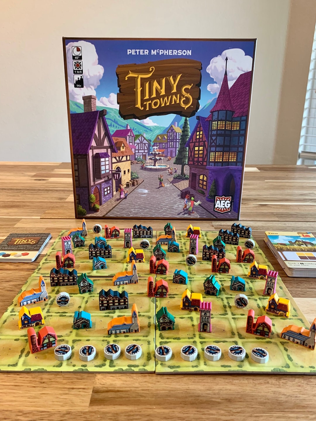 TINY TOWNS - Matte Vinyl Meeple Stickers/decals Upgrade Kit - Unofficial Product - Etsy