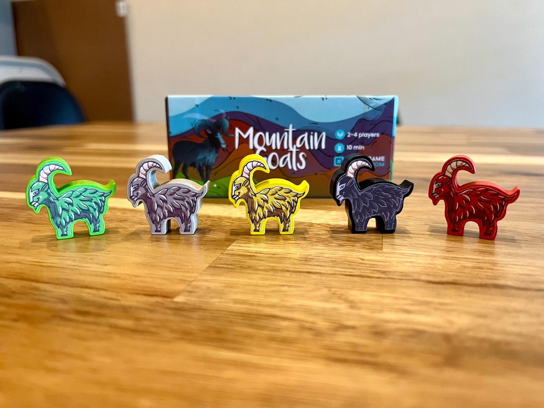 MOUNTAIN GOATS - Meeple Stickers/decals Upgrade Kit - Matte Vinyl ...