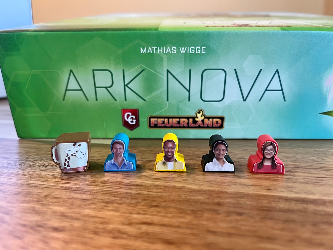 ARK NOVA - Matte Vinyl Meeple Sticker Upgrade Kit - Unofficial Product - Etsy