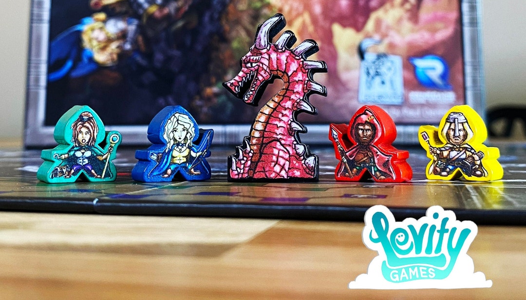 CLANK! Meeple Sticker/decal Upgrade Kit - Matte Vinyl Stickers ...