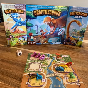 DRAFTOSAURUS Plus Expansions - Meeple Sticker/decal Upgrade Kit - Matte ...