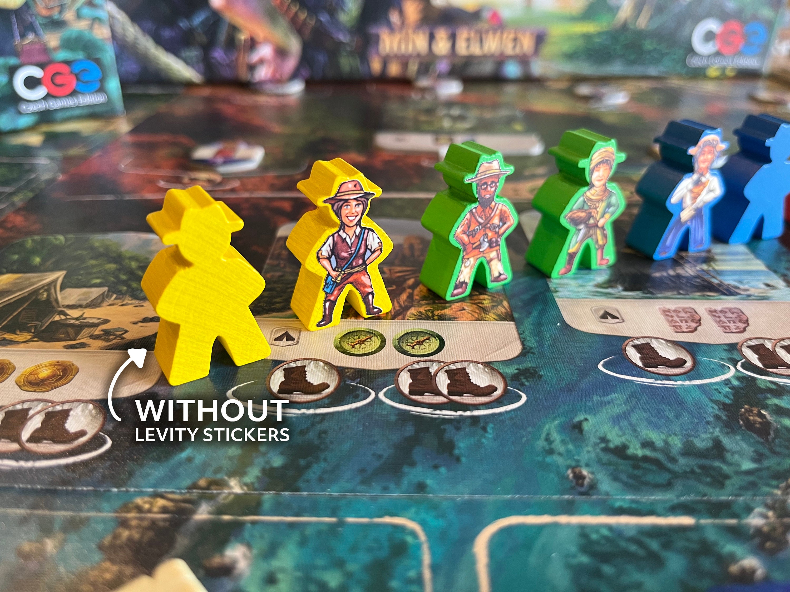 ARNAK Lost Ruins of Arnak - Meeple Sticker/decal Upgrade - Matte Vinyl ...