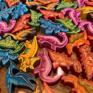 DRAFTOSAURUS Plus Expansions - Meeple Sticker/decal Upgrade Kit - Matte ...