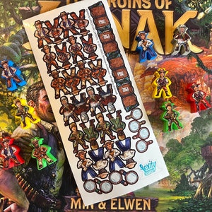 ARNAK Lost Ruins of Arnak - Meeple Sticker/decal Upgrade - Matte Vinyl ...