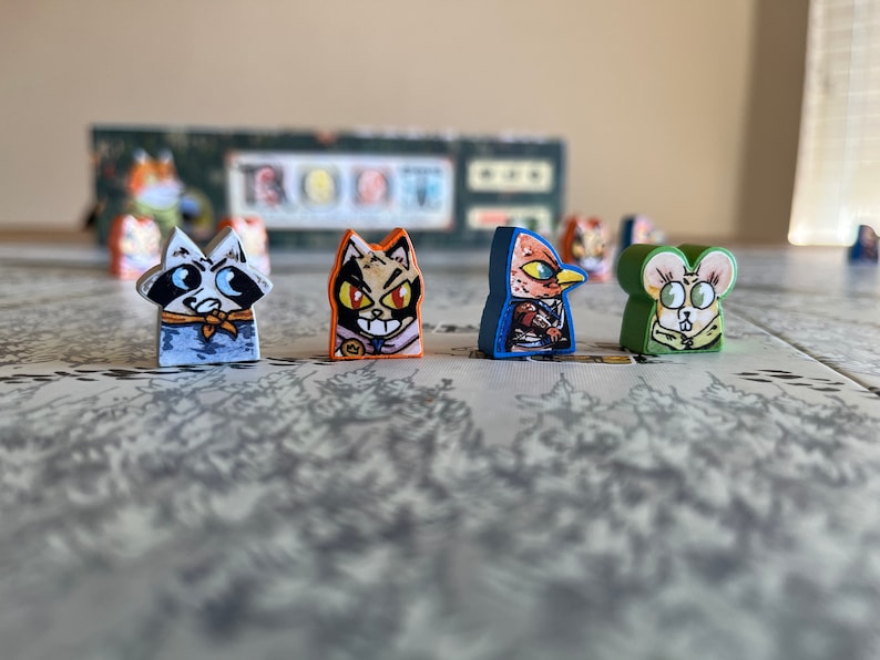 ROOT VAGABOND Expansion Unofficial Meeple Sticker/decal Upgrade Kit ...