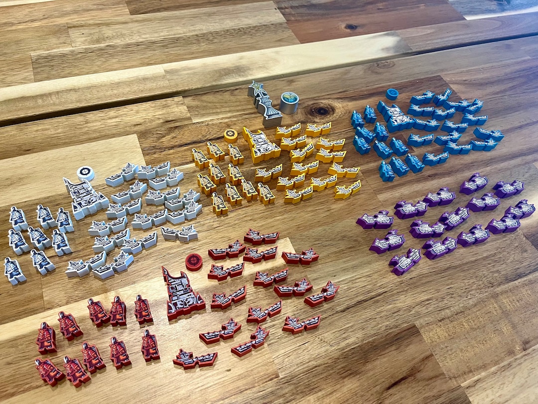 ARCS - Unofficial Meeple Stickers/decals Upgrade Kit (arcs Base Game ...