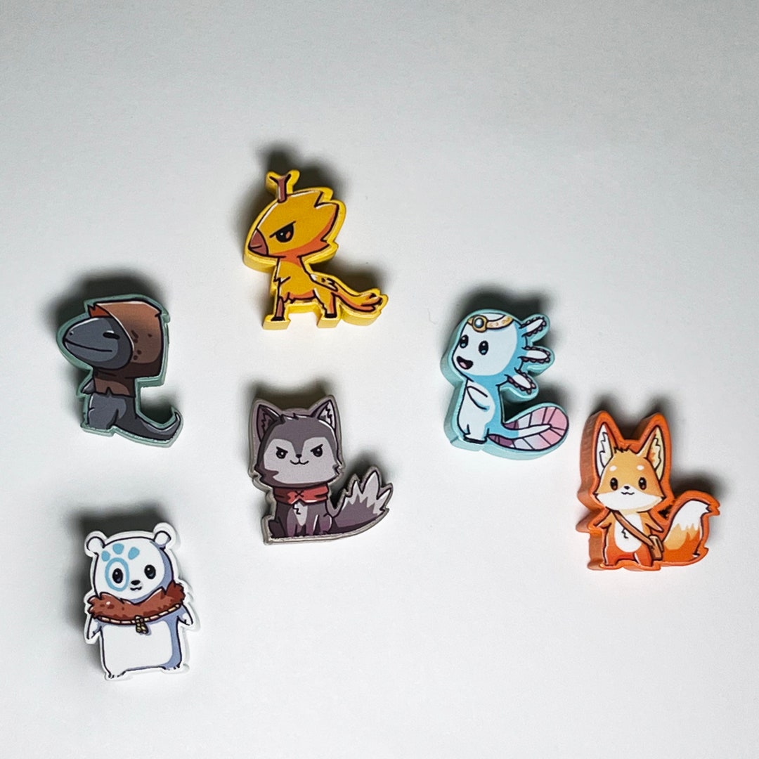 Casting Shadows Meeple Stickers/decals Upgrade Kit Retail Edition And ...