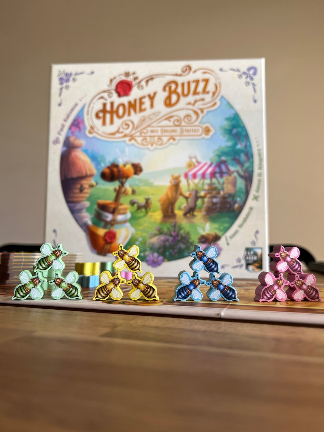 HONEY BUZZ - Matte Vinyl Meeple Sticker/decal Upgrade Kit - Etsy