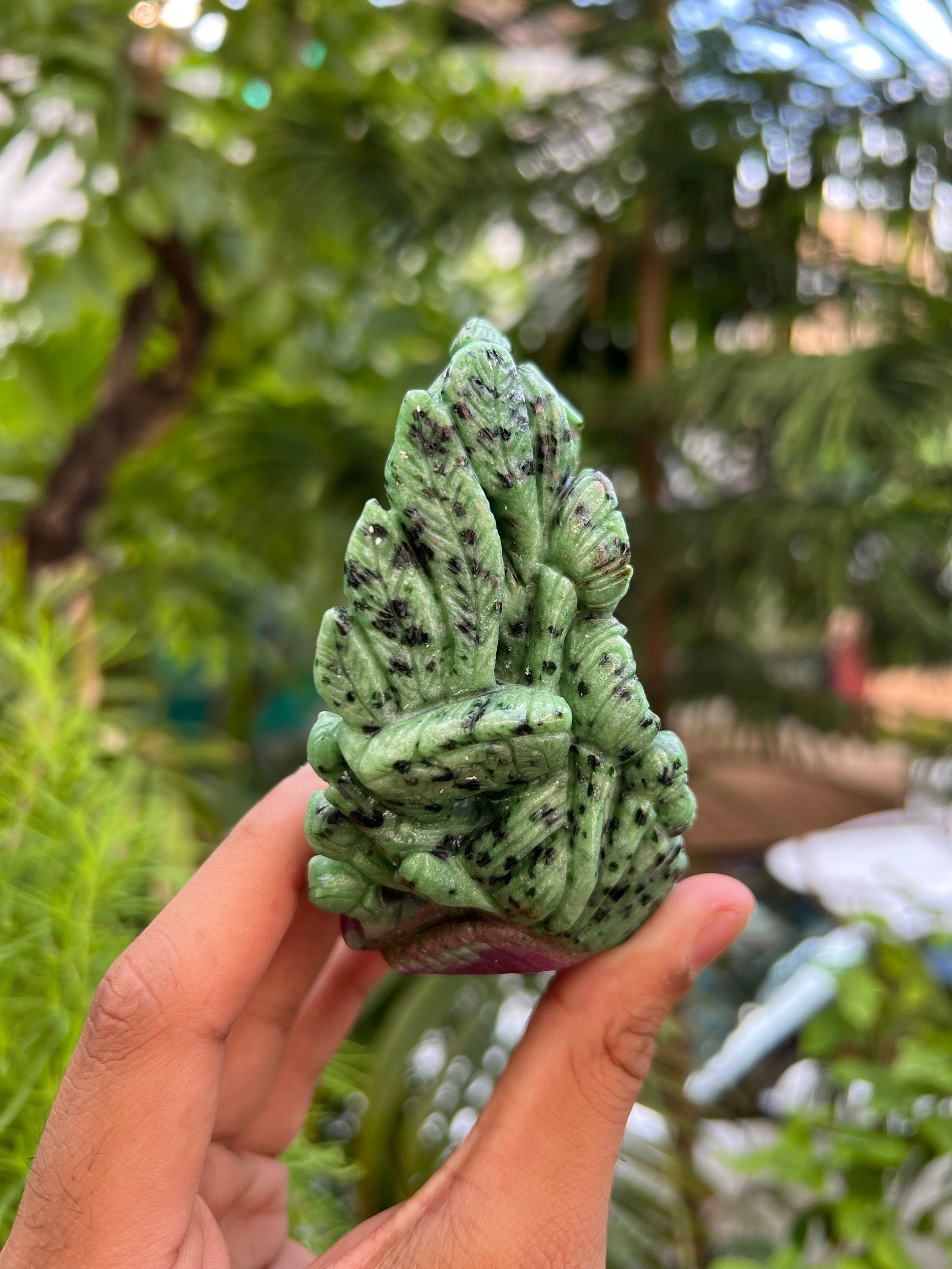 Ruby Ziosite Ganesha 575 Grams 2875 Carat Lord Ganesha - Etsy