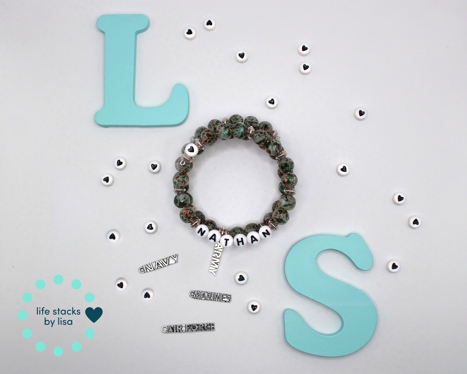 Military Bracelet Army Navy Airforce Marines | Etsy