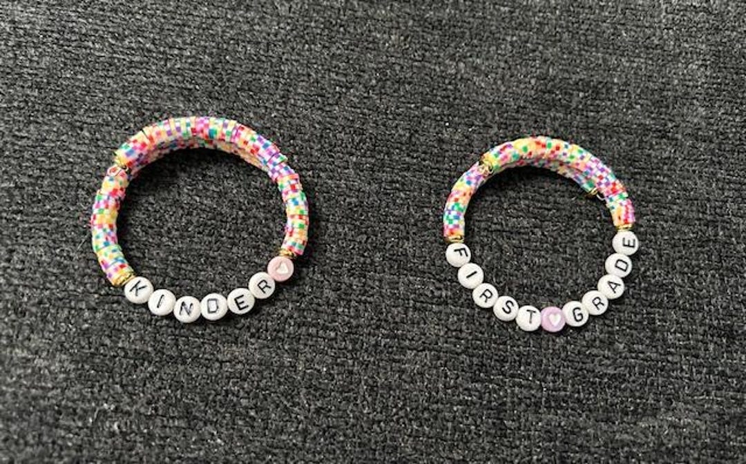Back to School Bracelet for Kids, First Day of School Bracelet, Going ...
