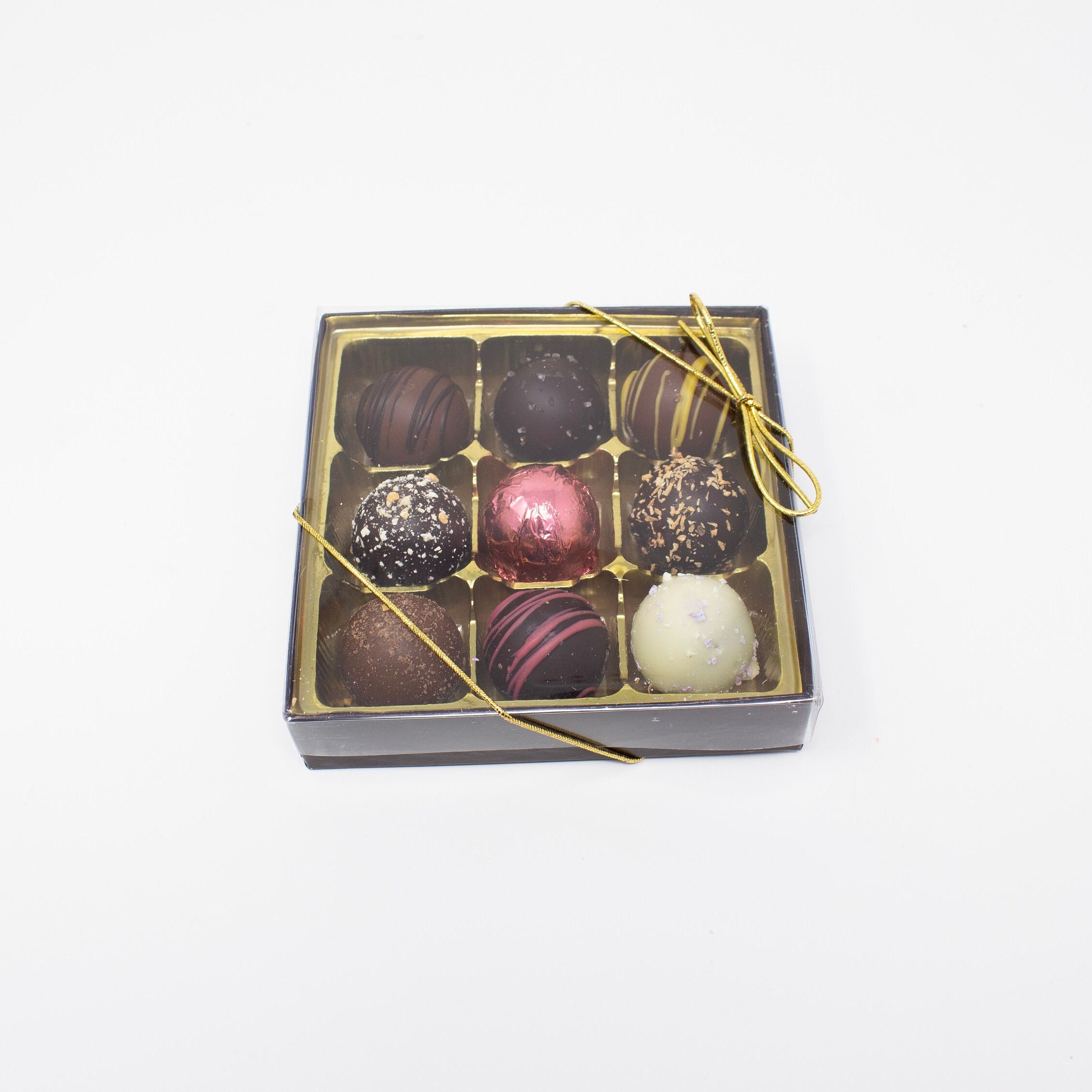 9 Piece Assorted Truffle Box - Etsy