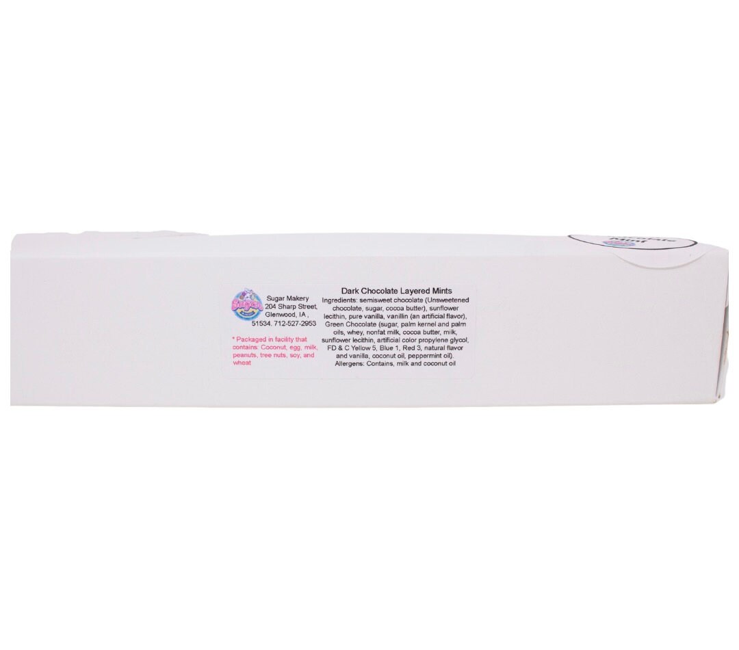 Dark Chocolate Layered Mints - Etsy