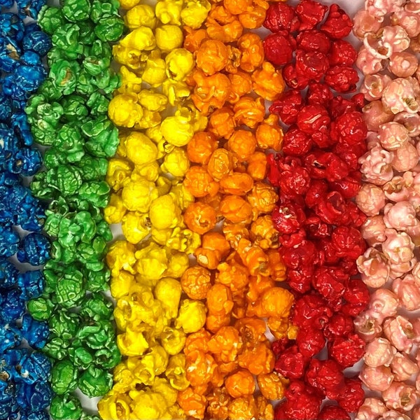 Rainbow Popcorn - Etsy