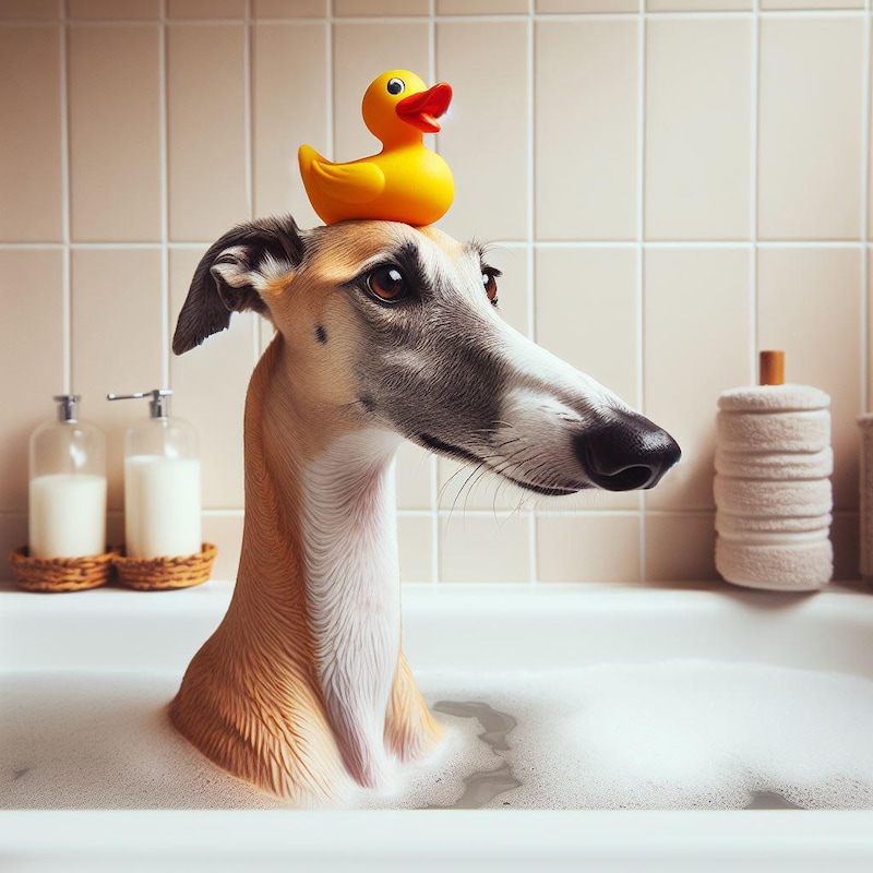 Whippet Art - Etsy
