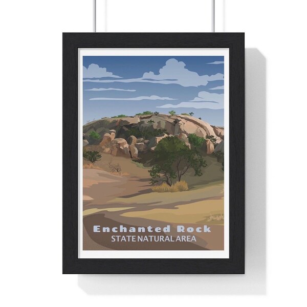 Texas Park Poster - Etsy