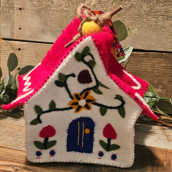Felted Bird House - Etsy