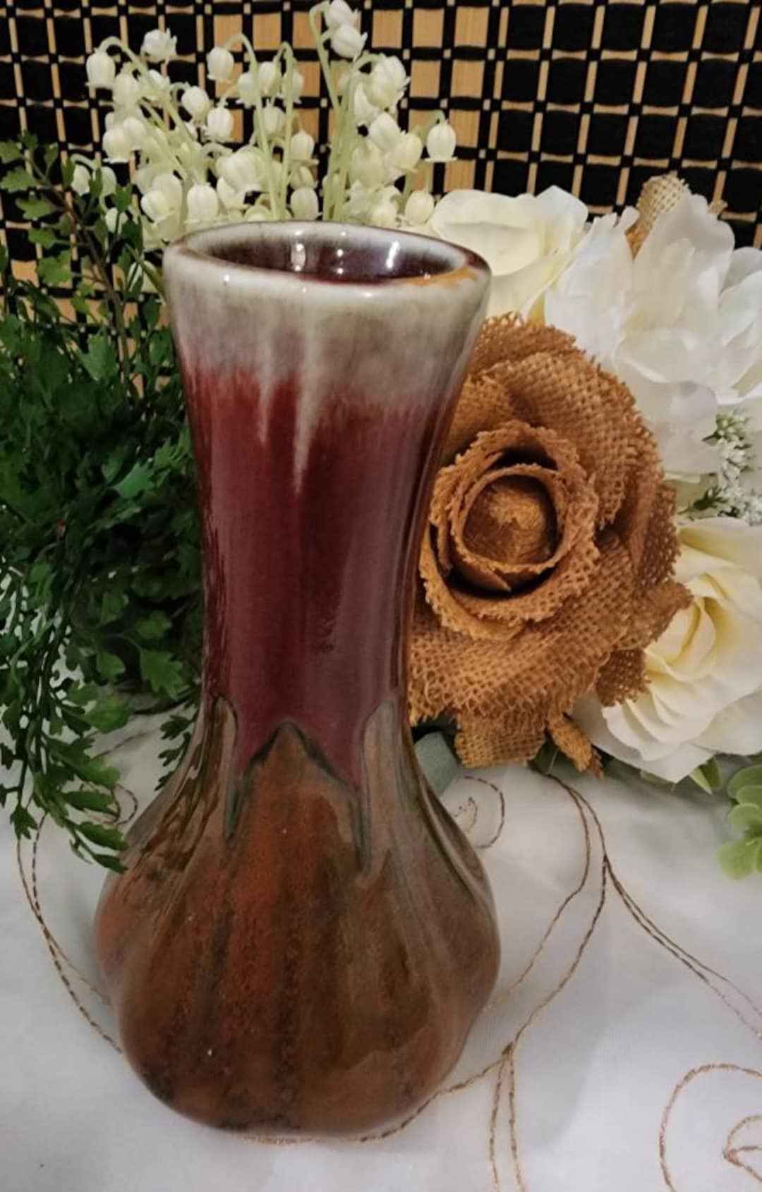 Vintage Hosley Potteries Art Pottery Ceramic Vase - Etsy