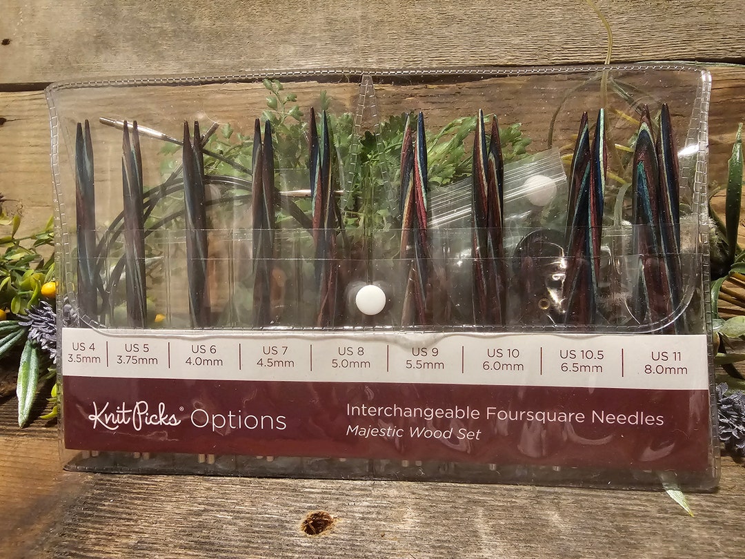 New Knit Picks Options Wood Interchangeable Knitting Needle Set - US 4 ...
