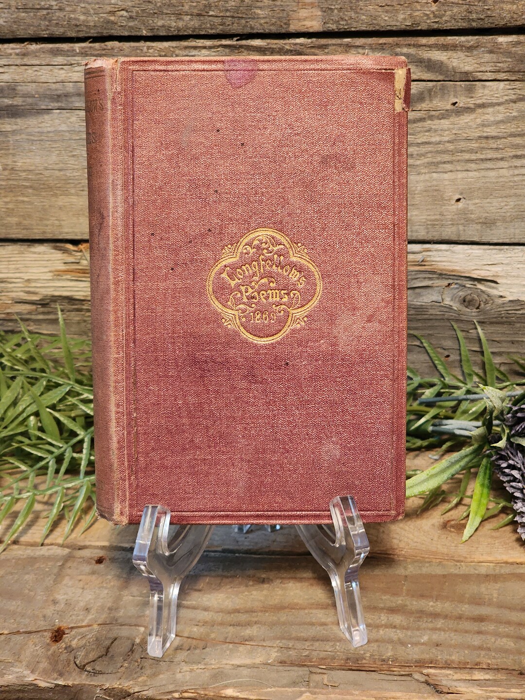 Antique Longfellow's Poem 1869,book,poetry, - Etsy