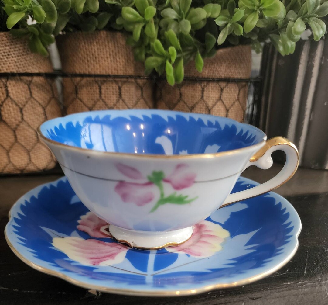 1950's Merit Vintage Teacup and Saucer. Collectable Tea Cup. Mothers ...