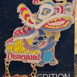 Disneyland Limited Edition Chinese New Year 2006 (stitch) 3d/dangle ...