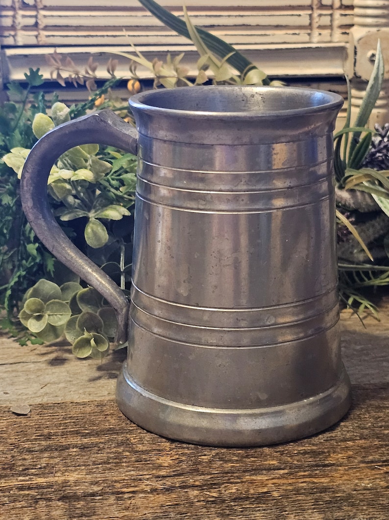 Vintage Sheffield English Pewter Handle Tankard Made in England - Etsy
