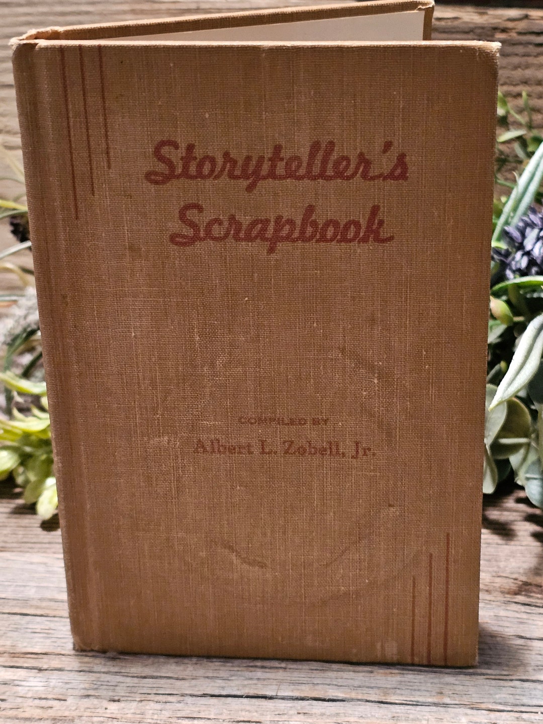 Storyteller's Scrapbook ALBERT L ZOBELL JR Hardcover Publisher 1948 - Etsy