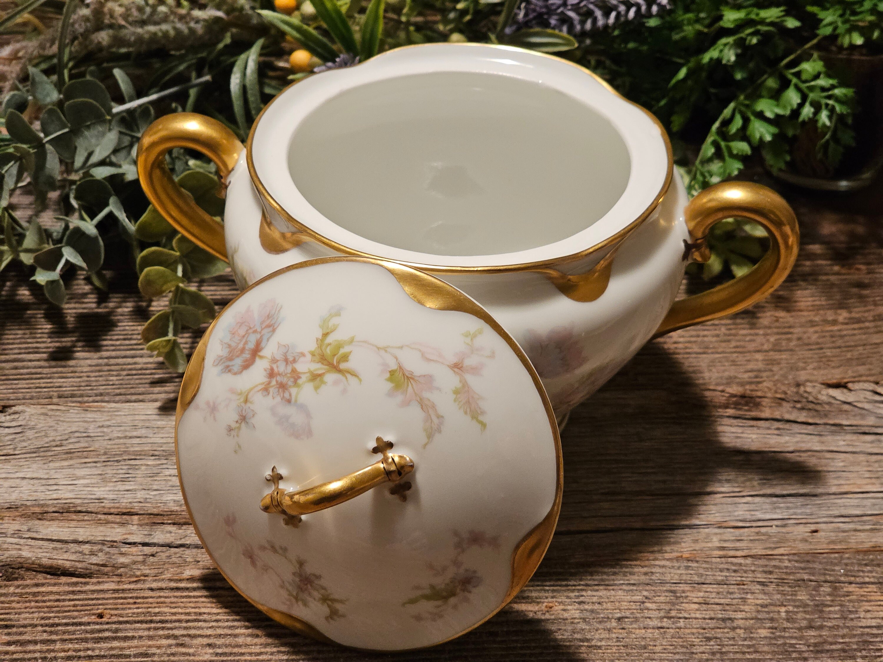 Rare Pattern Haviland Limoges Floral Pattern 23582 the Carson Crockery ...