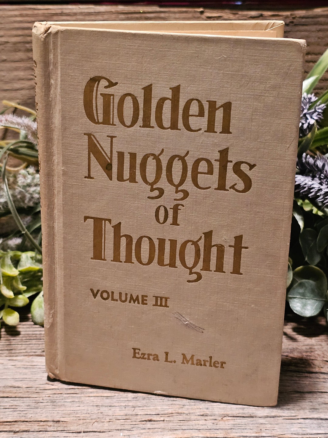 1962 Golden Nuggets of Thoughts Volume Lol by Ezra L Marler - Etsy