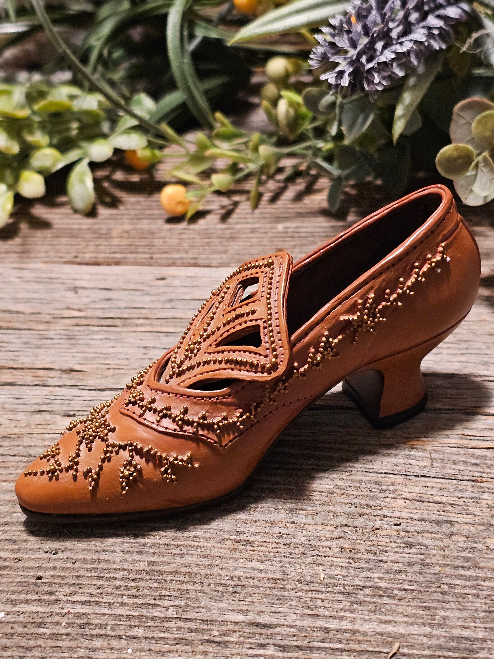 Vintage Just the Right Shoe by Raine "courtly Riches" Miniature Shoe - Etsy