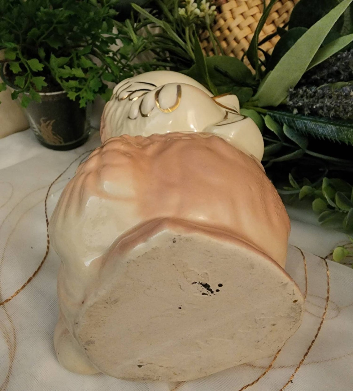 Vintage 1940s Shawnee Pottery Owl Pitcher With 14k Gold Trim - Etsy